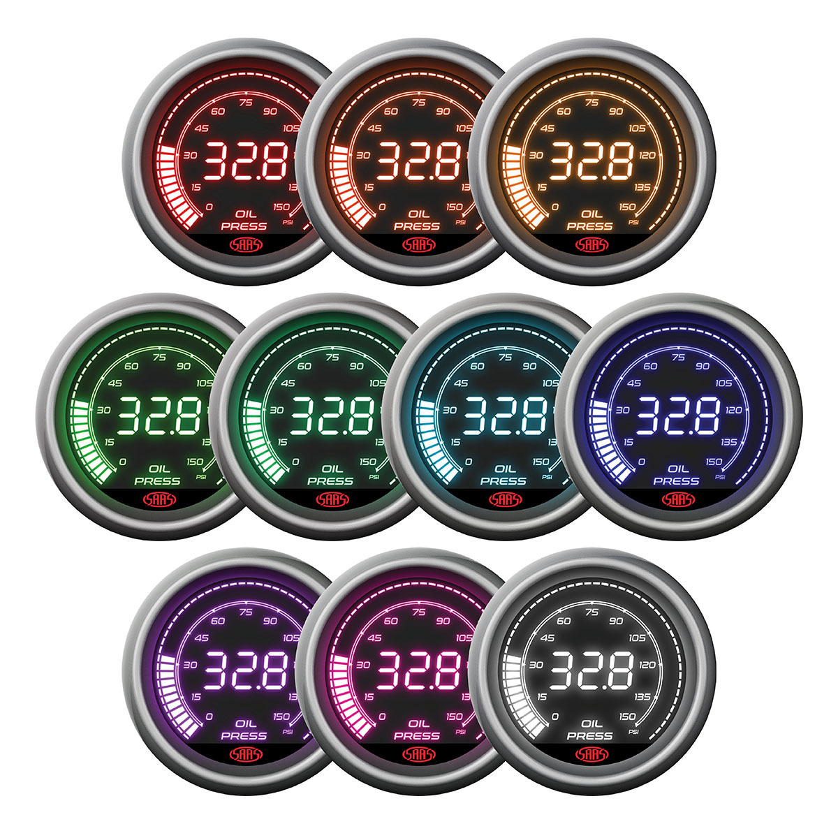 Digital Oil Pressure Gauge