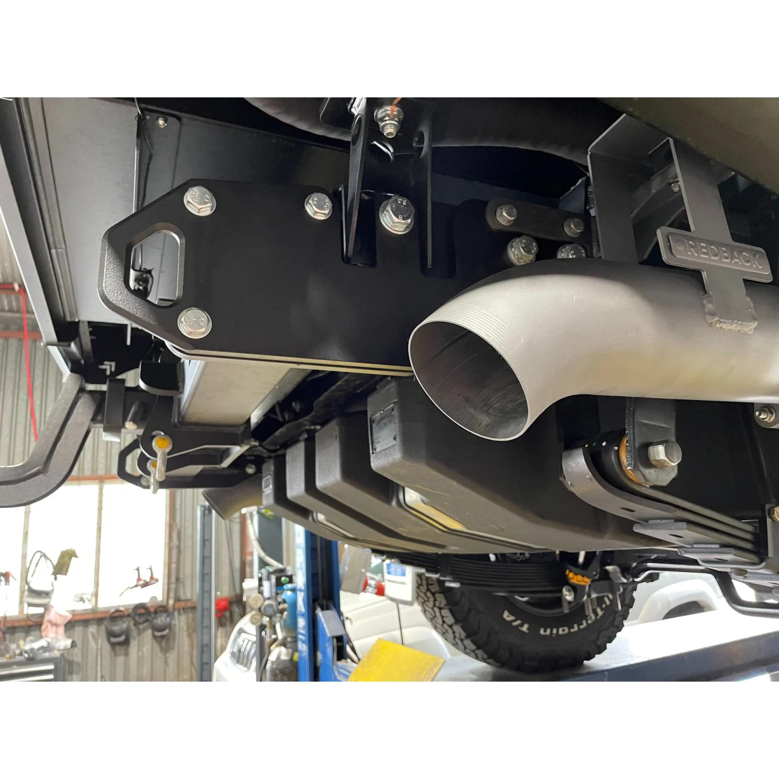 Redback Extreme Duty Twin 4" DPF Back Exhaust for Toyota Landcruiser V8 ...