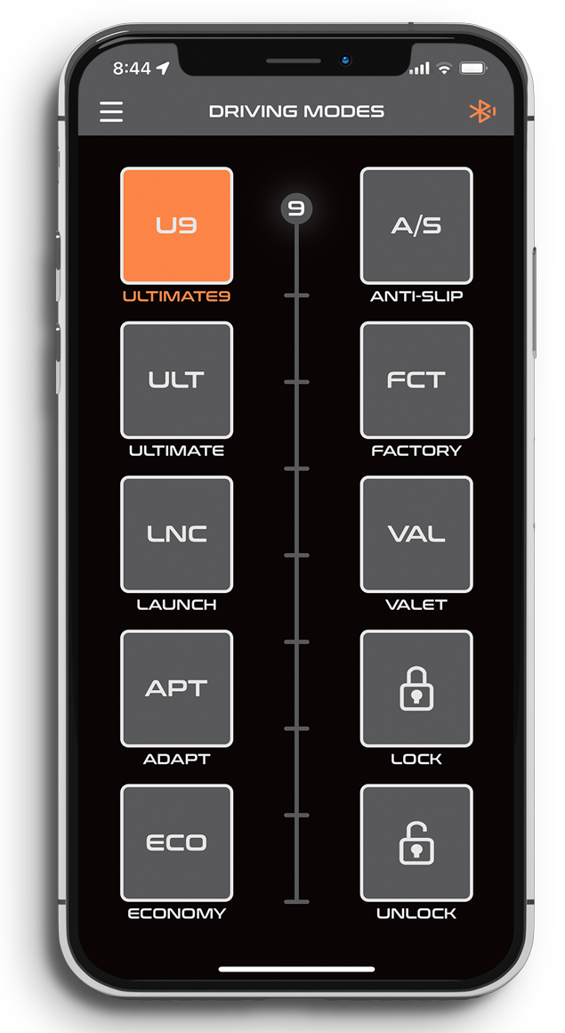 evcX Bluetooth Enabled Throttle Controller suits Ford Ranger PY (Next Gen)