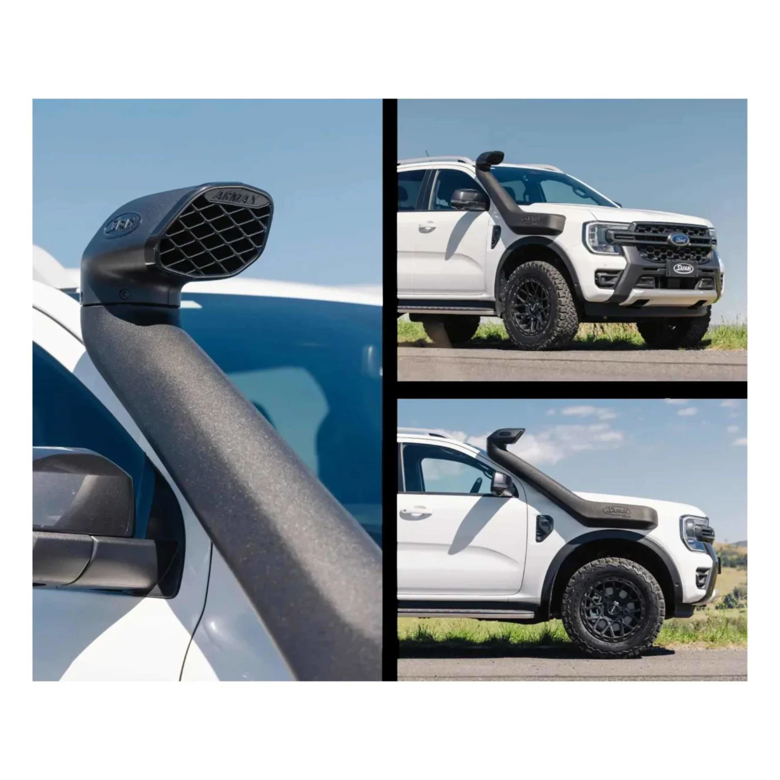 Safari ARMAX Snorkel to suit Next Gen Ford Ranger / Everest 2.0L Bi ...