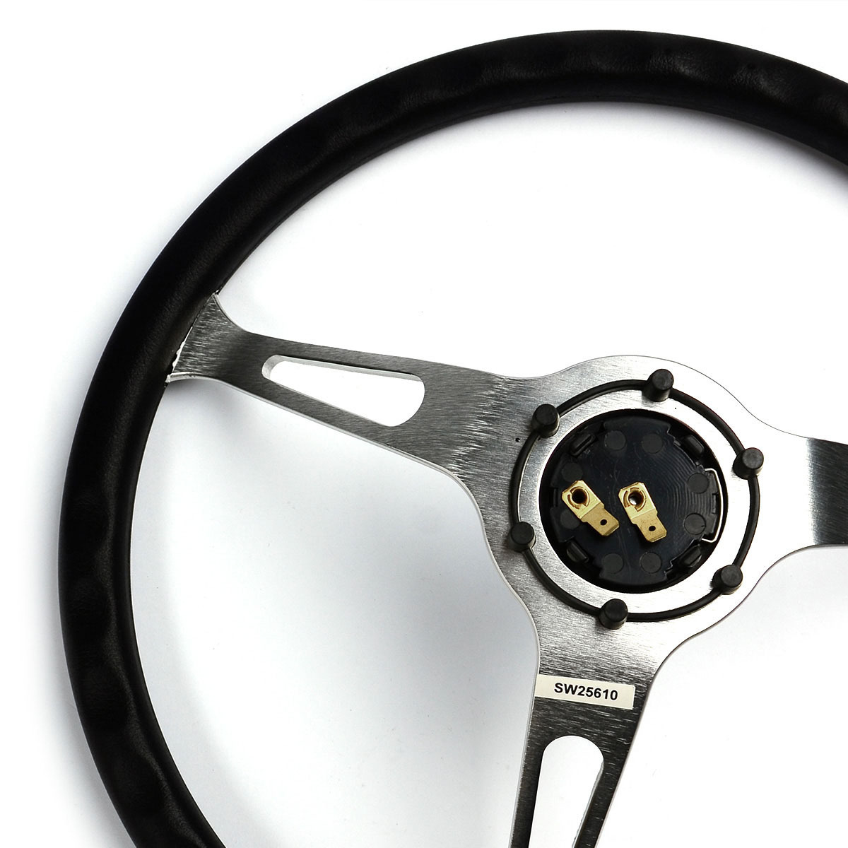 15Inch Deep Dish Retro Slotted Classic Steering Wheel