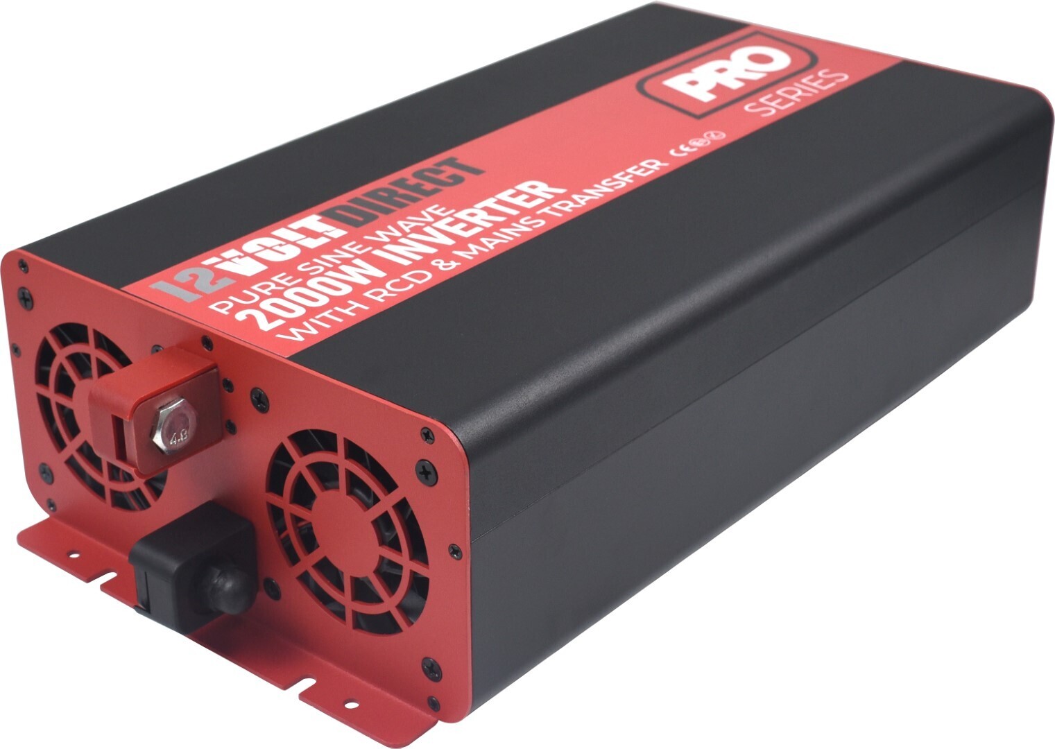 2000w Pure Sine Wave Inverter with RCD & Mains Transfer Switch 12V DC ...