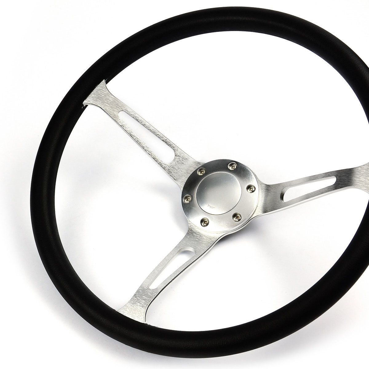 15Inch Deep Dish Retro Slotted Classic Steering Wheel